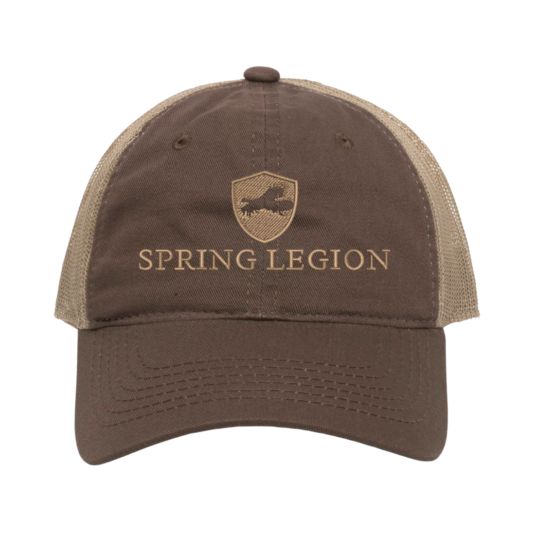 Logo Platinum Series - Brown/Khaki – Spring Legion